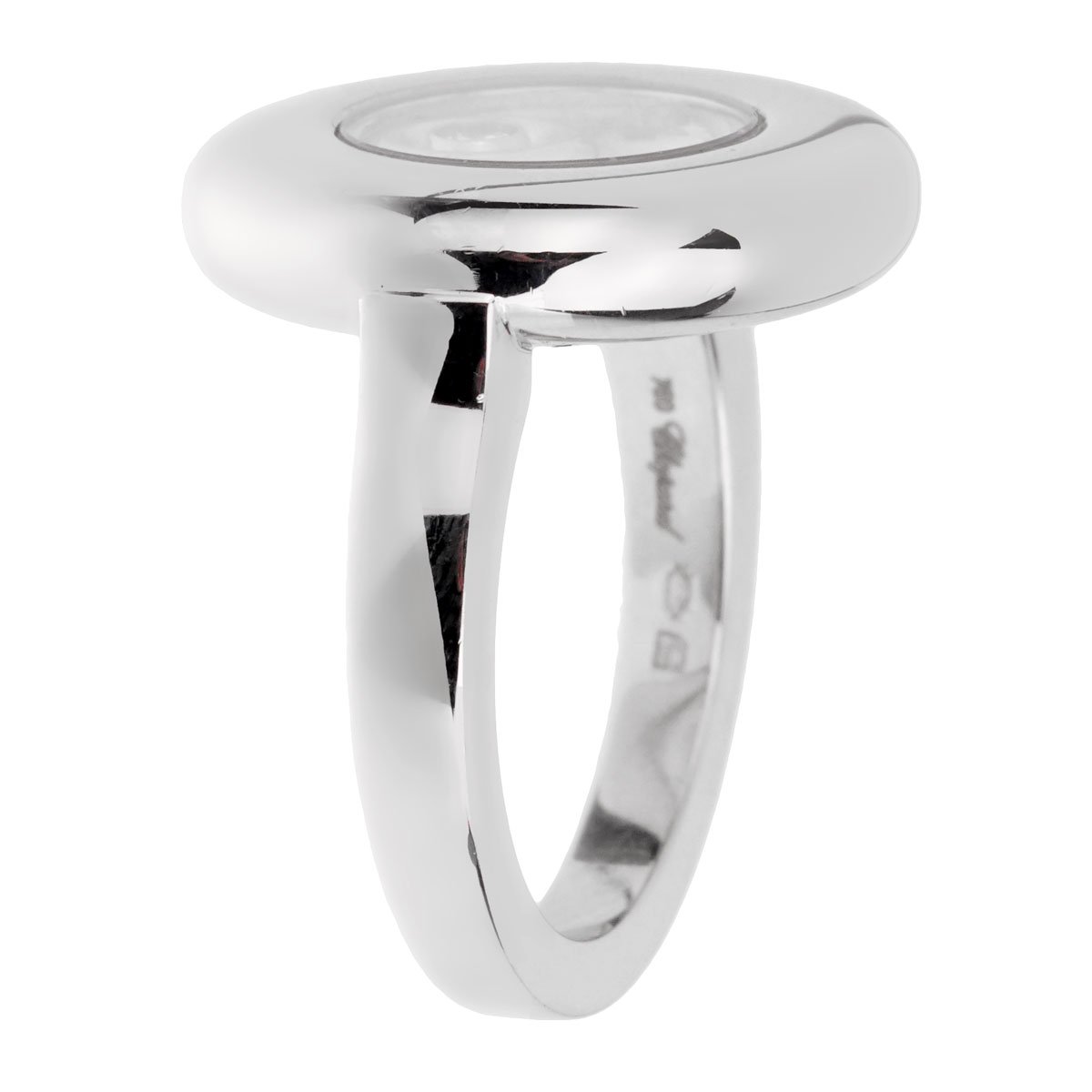 Chopard Happy Diamond White Gold Ring 827211-1110 – Opulent Jewelers