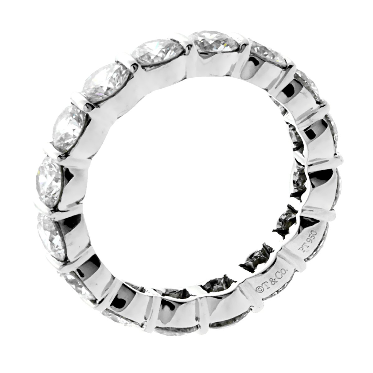 Tiffany & Co Diamond 4ct Eternity Ring in Platinum