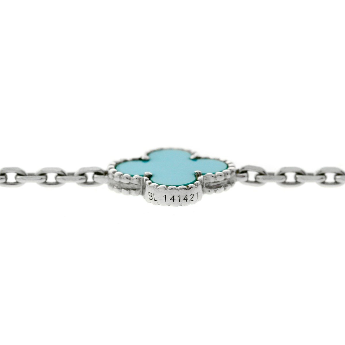 Van Cleef Arpels Turquoise Vintage Alhambra Necklace – Opulent Jewelers
